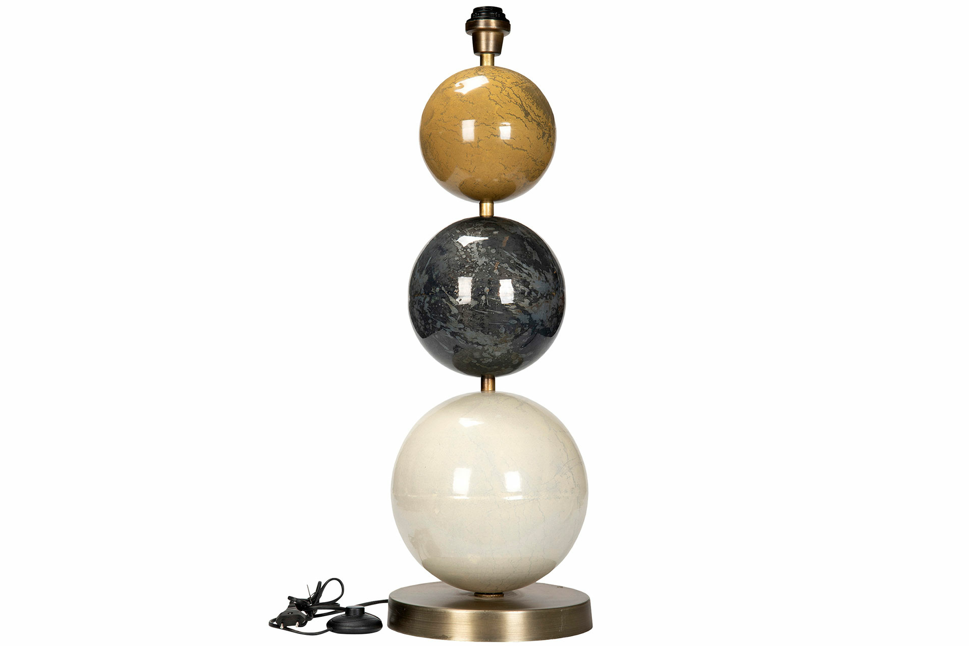 Lampfot Multi Stone Senap